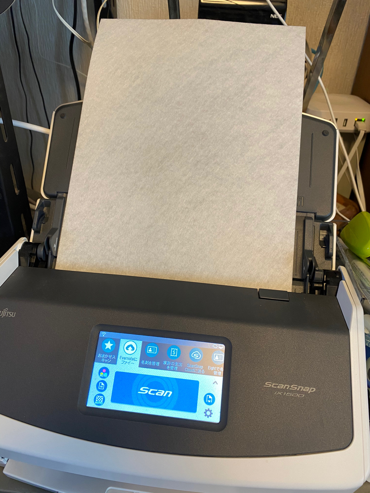 ScanSnap iX1500のメンテナンスキット【ScanAid (FI-X50SA)】でScanSnap iX1500を【お手入れ ...